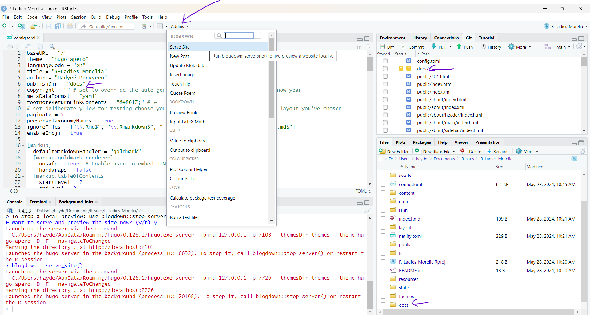 Crea tu página web | R-Ladies Morelia