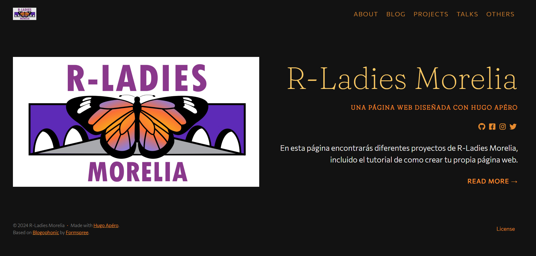 Crea tu página web | R-Ladies Morelia